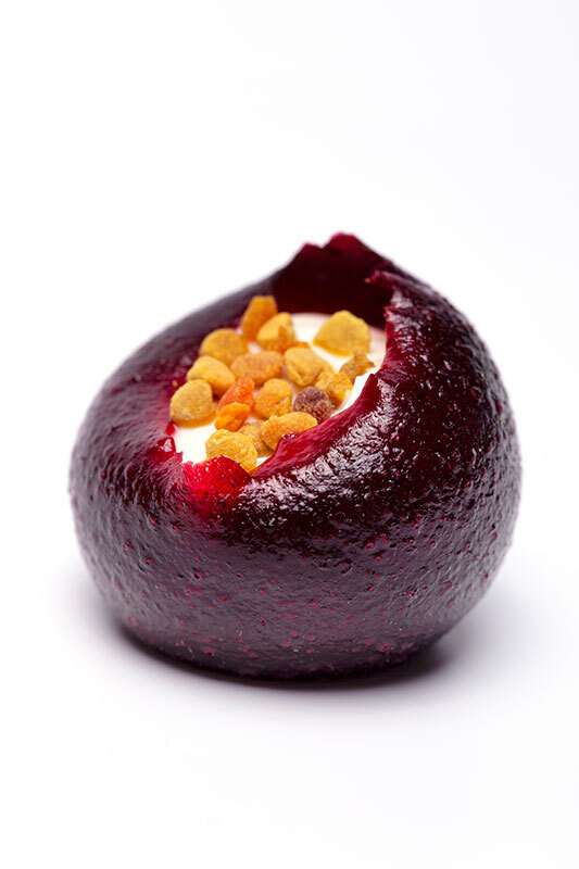 Blackcurrant Leather Sphere | Gastronomixs