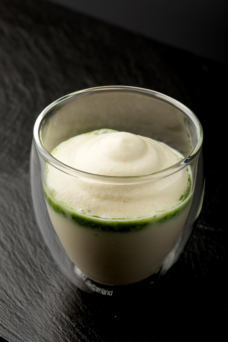 Warm Espuma Of Cauliflower And Almonds | Gastronomixs