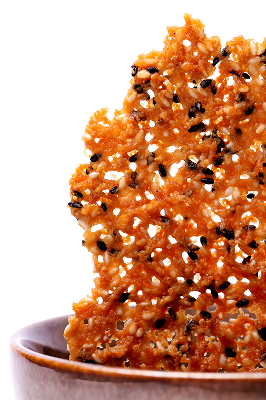 Sesame Tuiles With Citrus Fruit | Gastronomixs