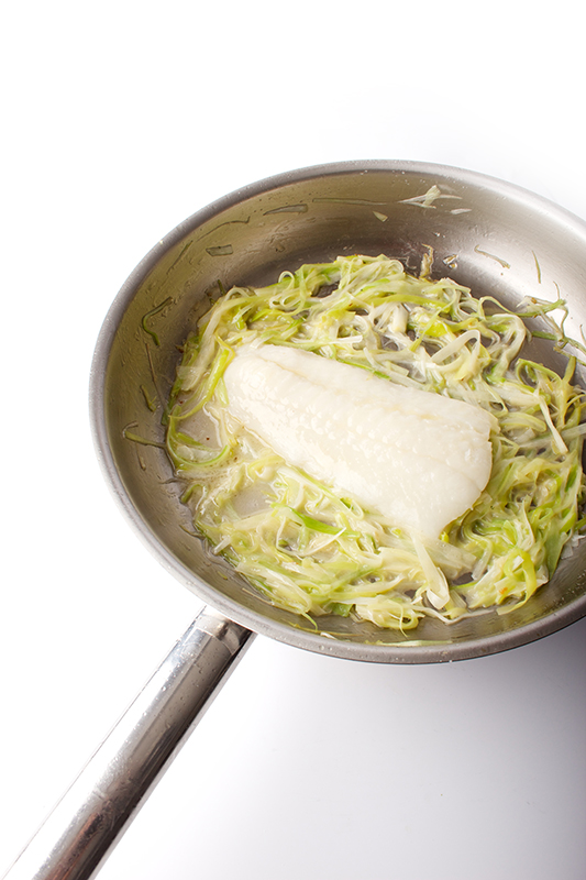 Op Prei Gestoofde Heilbot | Gastronomixs