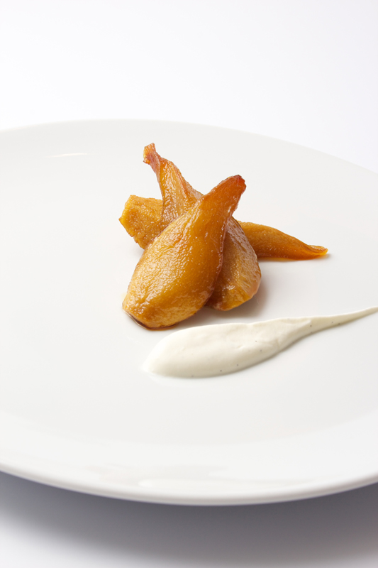 Pears Confitted In Sherry And Brandy | Gastronomixs