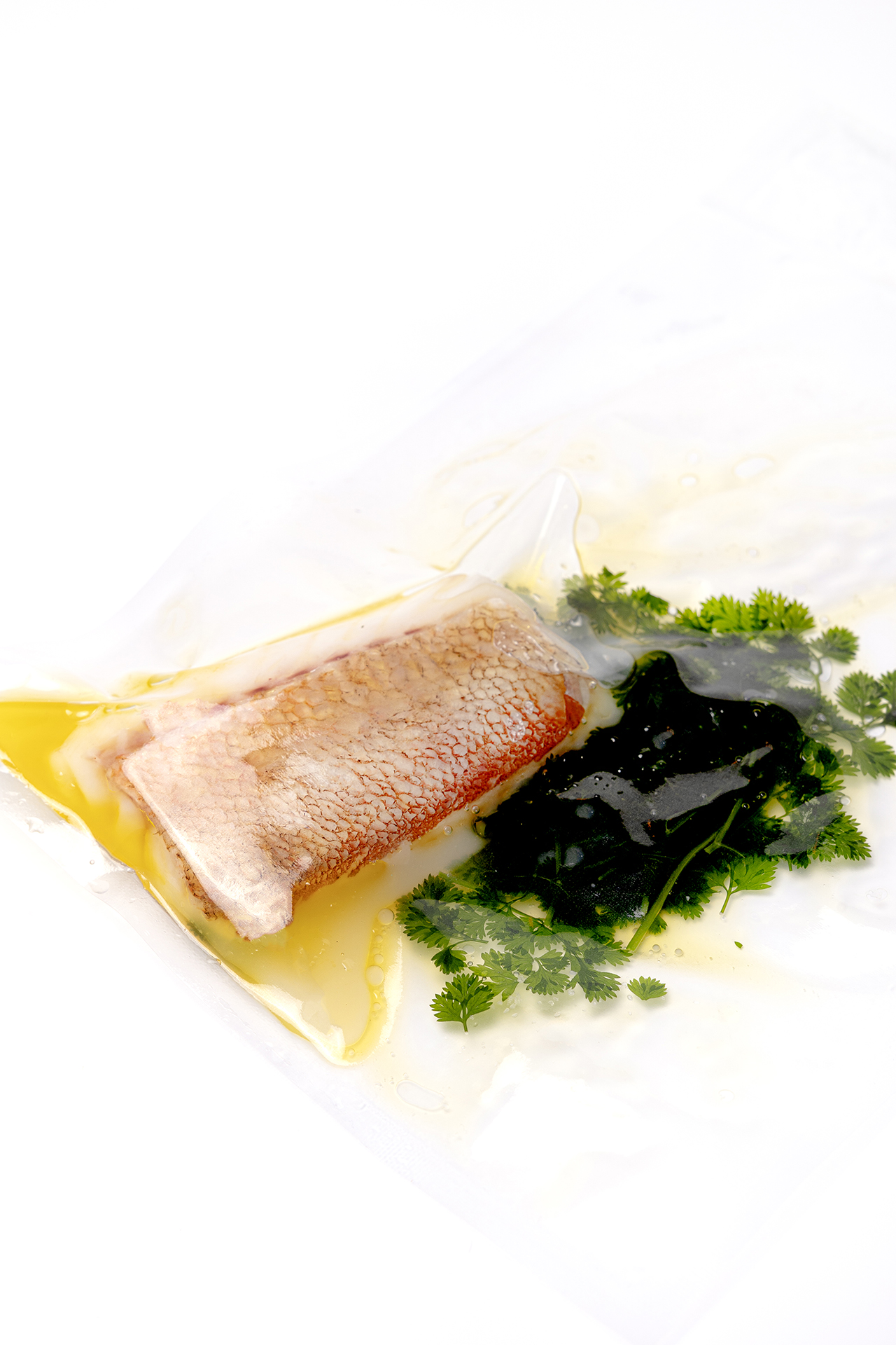 Sous vide gegaarde roodbaars met kervel | Gastronomixs