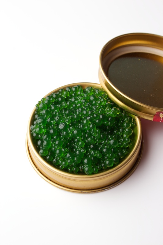 Spinach And Algae Caviar | Gastronomixs