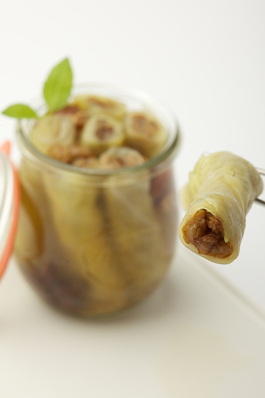 Preserved Oxheart Cabbage Leaves With Brandied Raisins | Gastronomixs