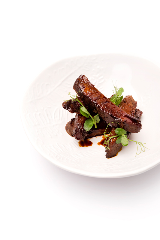 Marinated wild boar ribs | Gastronomixs