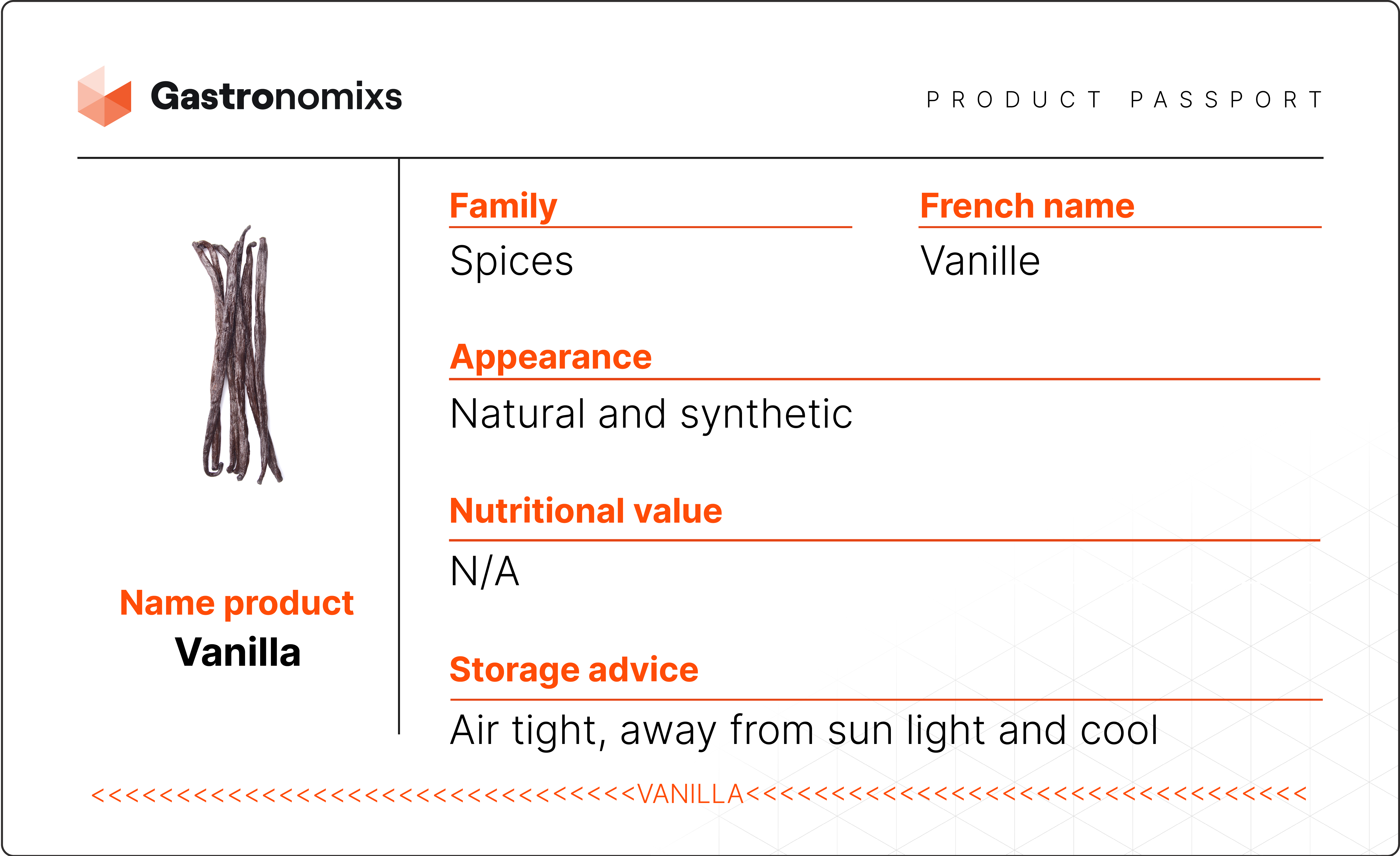 Vanilla - Product knowledge for chefs | Gastronomixs
